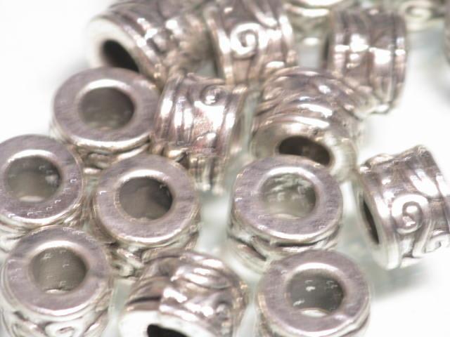 | TOKO-BEADS |CM225P-01 Metal bead (50pcs) 9.5mm